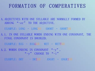 Comparative and superlatives | PPT