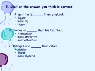 Comparative and superlatives | PPT