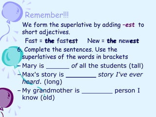 comparative and superlatives.ppt