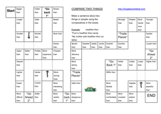 Comparative board game | PPT