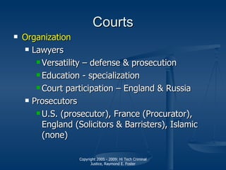 Comparative Criminal Justice Presentation | PPT