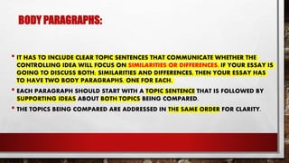Comparative contrast essay | PPT