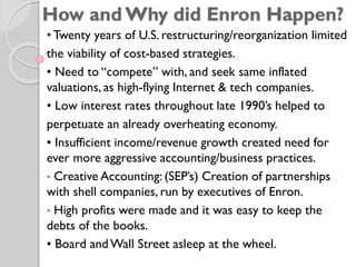 Comparative corporate governance The Enron Debacle | PPTX
