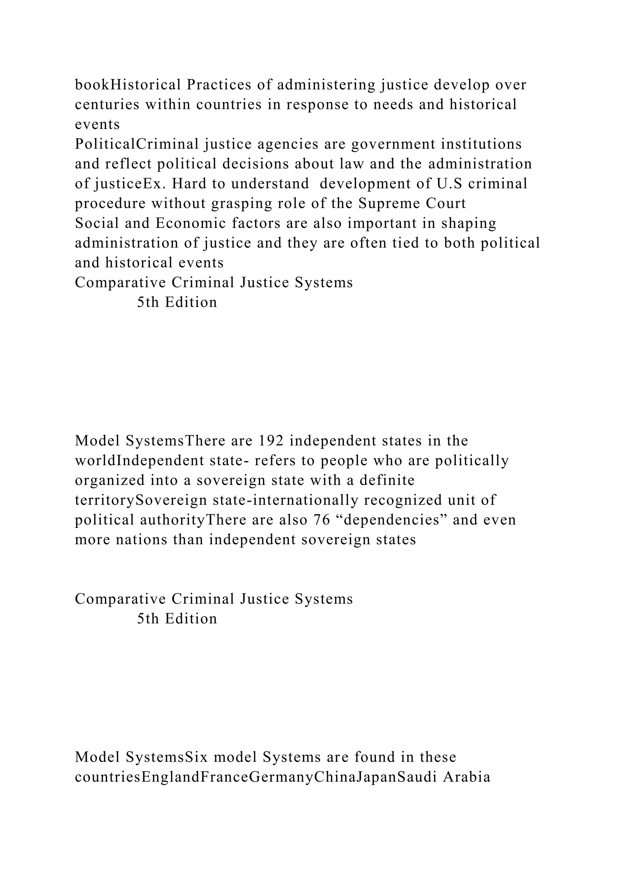 Comparative Criminal Justice 5th EditionChapt.docx