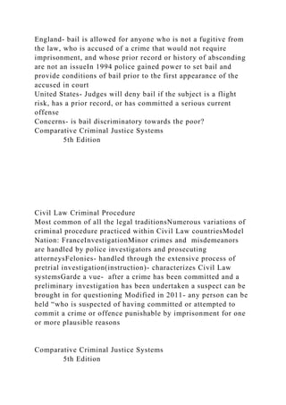 Comparative Criminal Justice 5th EditionChapt.docx