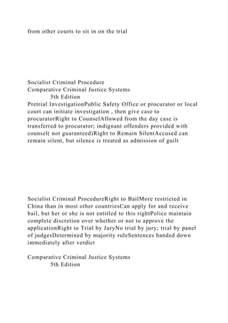 Comparative Criminal Justice 5th EditionChapt.docx