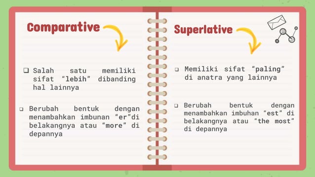 COMPARATIVE DAN SUPERLATIVE.MATERI BAHASA INGGRISpptx | PPTX