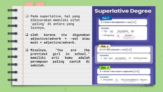 COMPARATIVE DAN SUPERLATIVE.MATERI BAHASA INGGRISpptx | PPTX