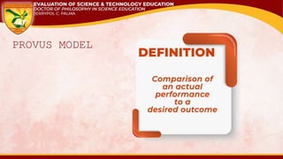 Comparative Description of the Different Models of Evaluation | PPT
