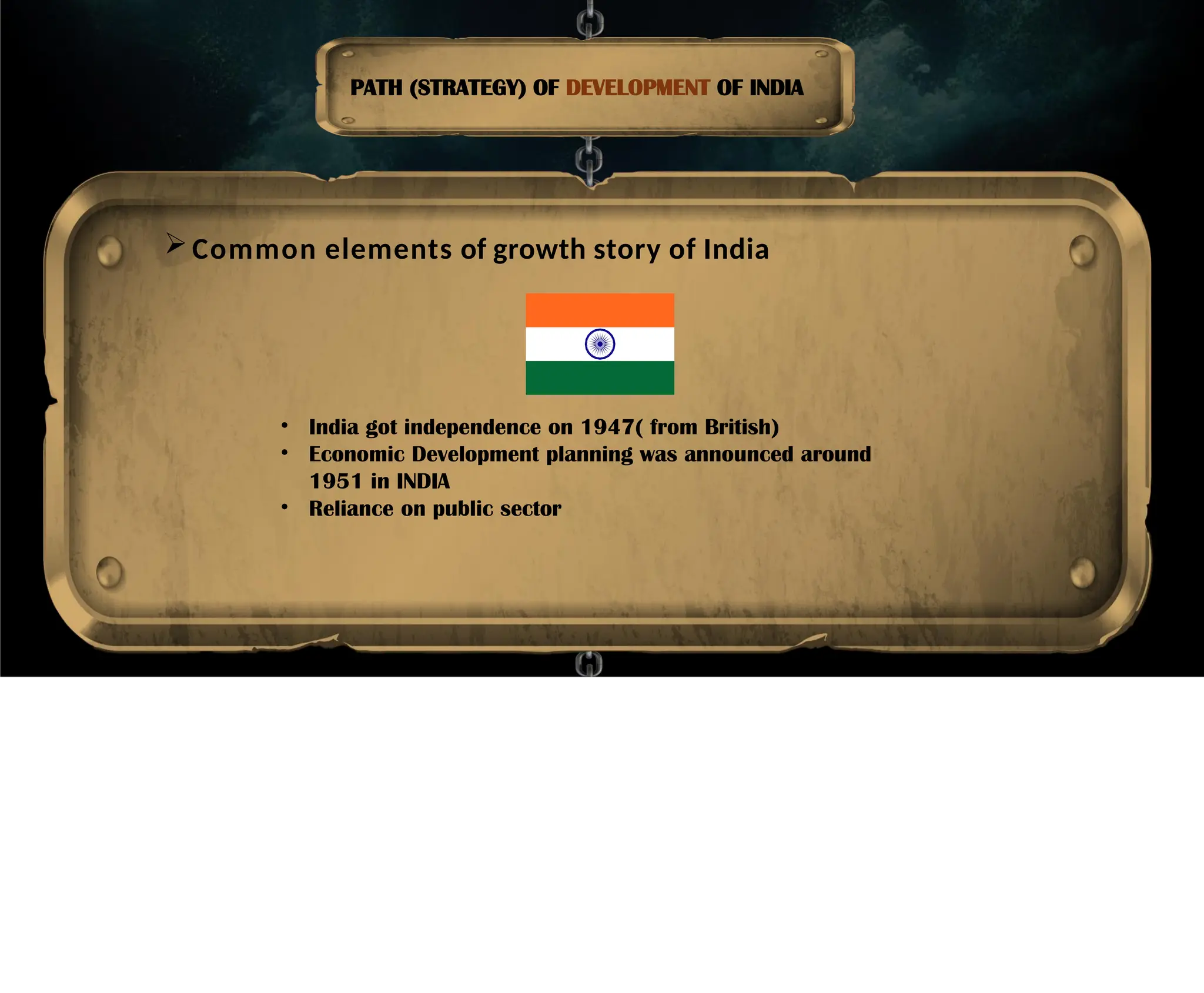 COMPARATIVE DEVELOPMENT EXPERIENCES IND | PPTX