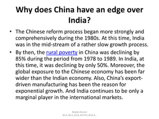 Comparative development experiences of india and its neighbours | PPTX