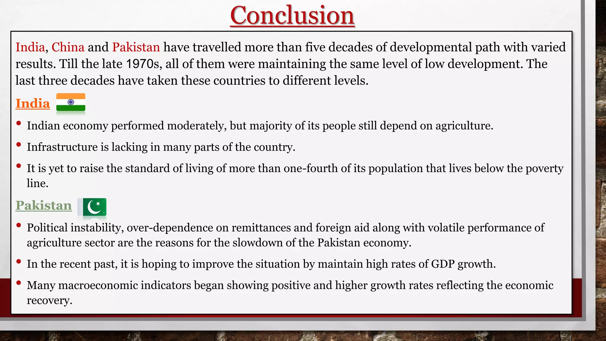 Comparative development experiences of India & its Neighbours. | PDF