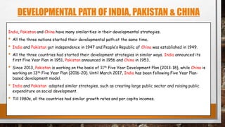 Comparative development experiences of India & its Neighbours. | PDF