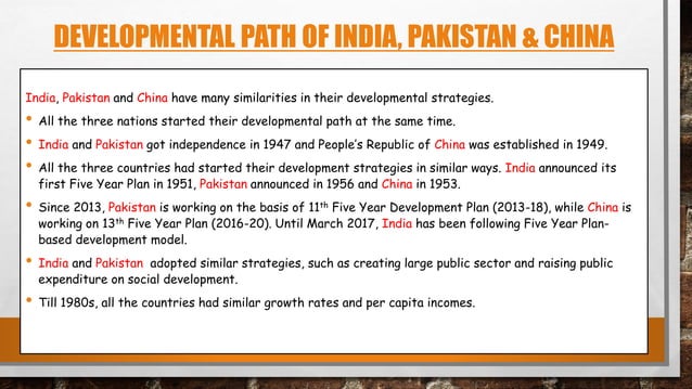 Comparative development experiences of India & its Neighbours. | PDF