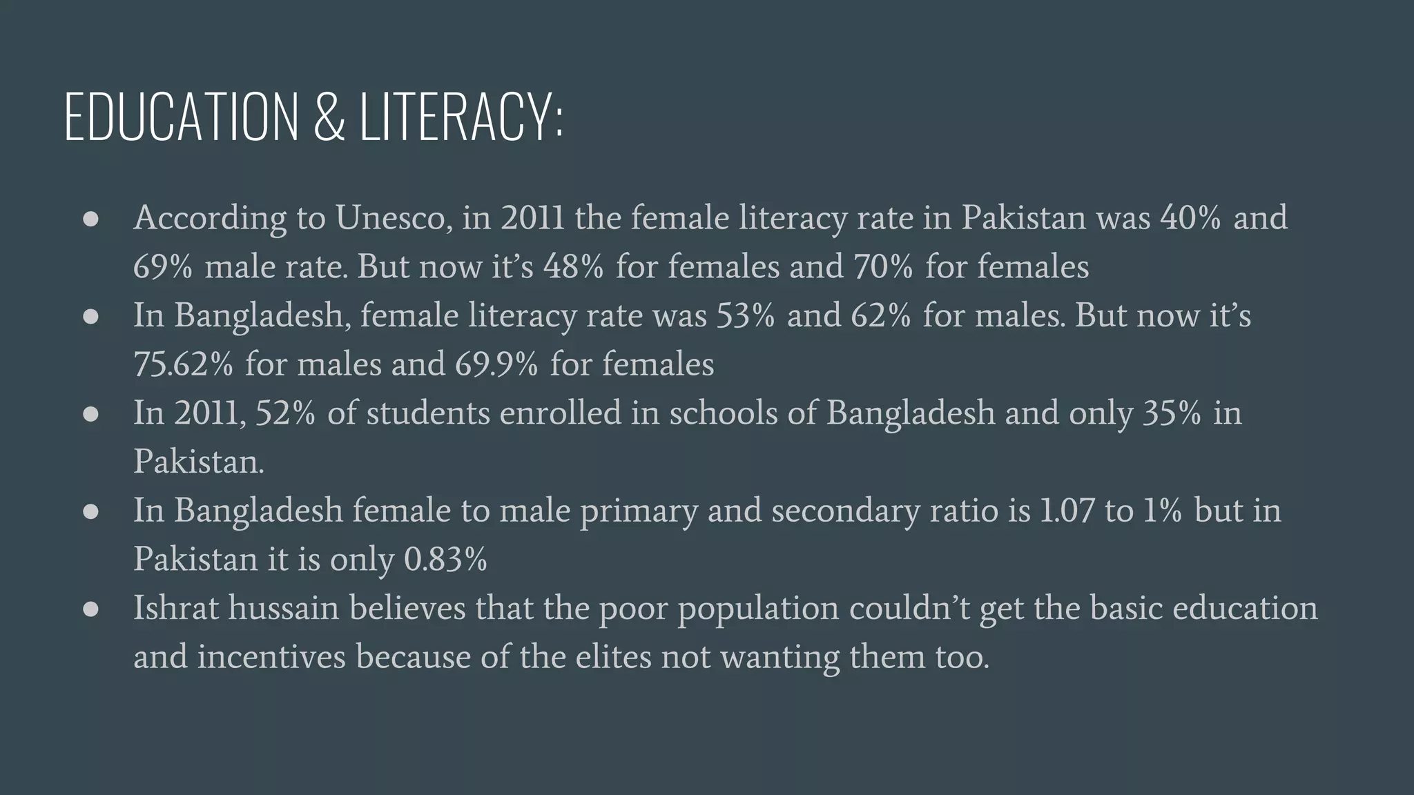 Comparative economic development Pakistan and Bangladesh | PPTX