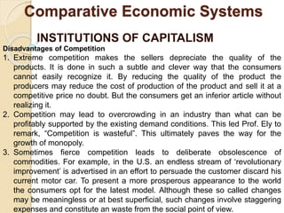 Comparative Economic Systems - Intro to Capitalism | PPTX