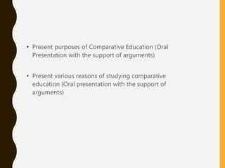 Comparative educational system | PPT