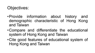 Comparative education hongkong and taiwan | PPTX