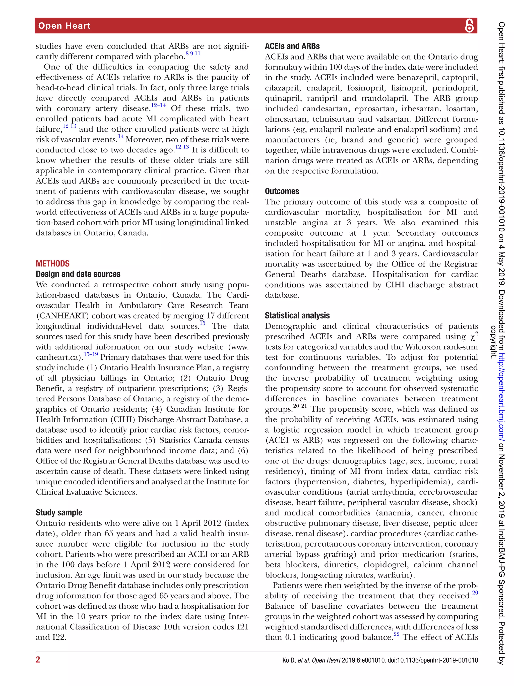 Comparative effectiveness of acei and arbi | PDF