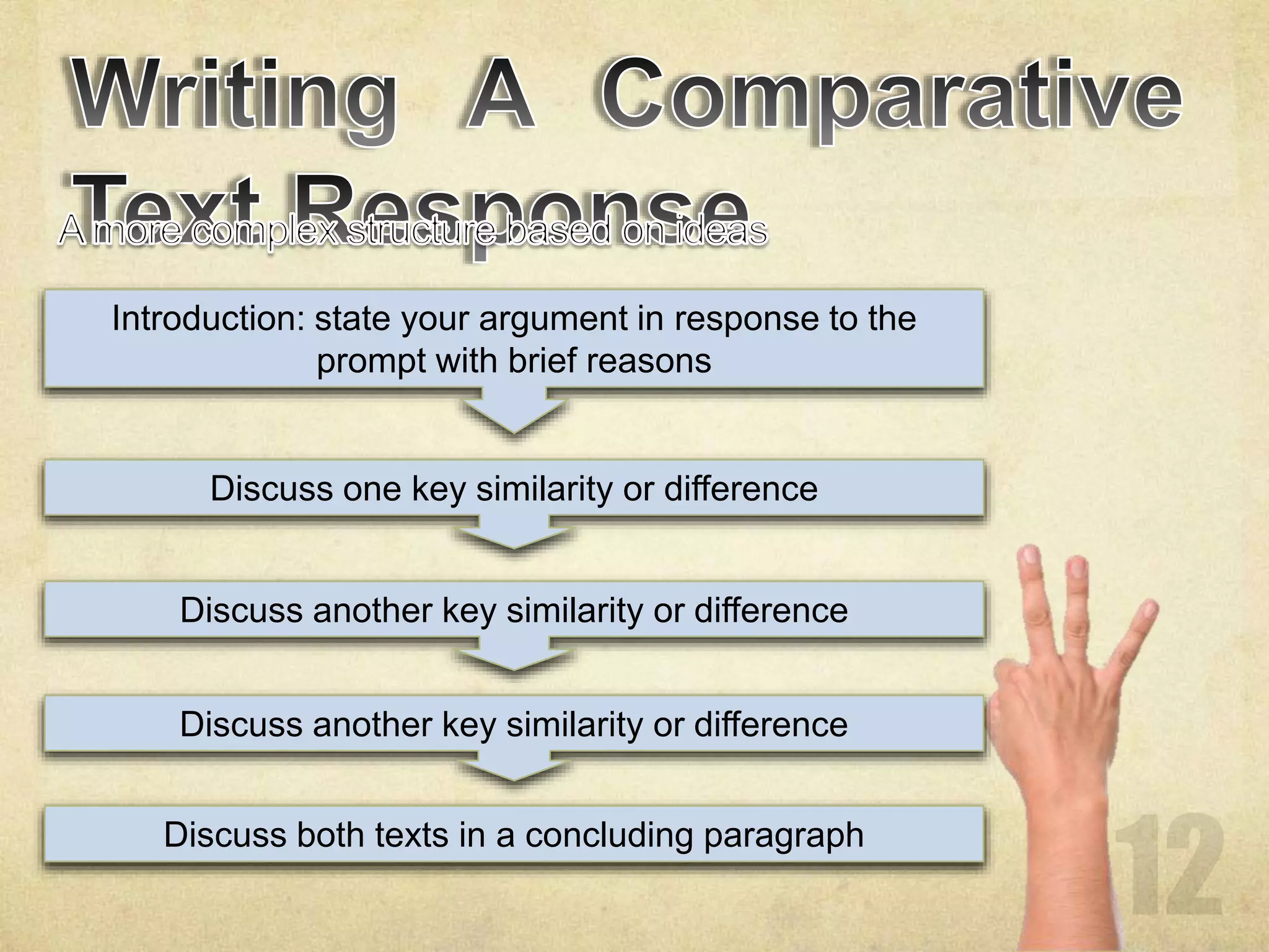 Comparative essay | PPTX