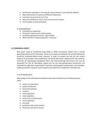 Comparative evaluation of hvdc | PDF
