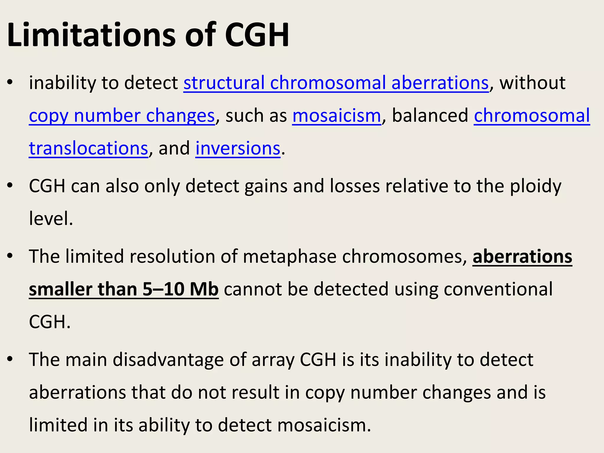 Comparative genomic hybridization | PPTX