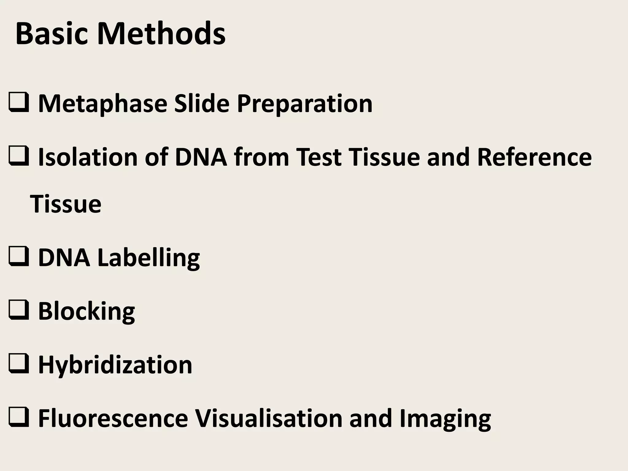 Comparative genomic hybridization | PPTX