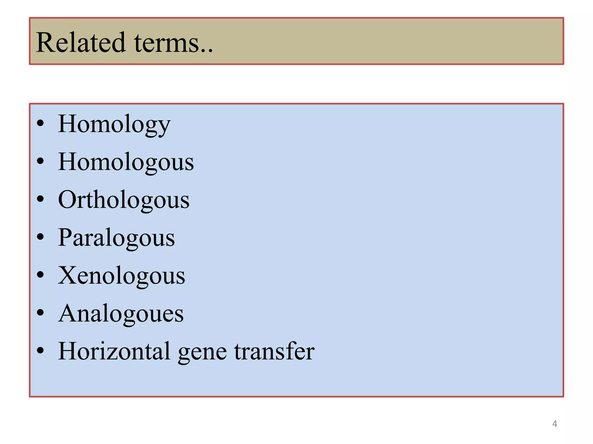 Comparative genomics | PPTX