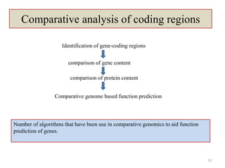Comparative genomics | PPTX