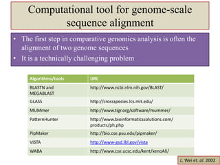 Comparative genomics | PPTX
