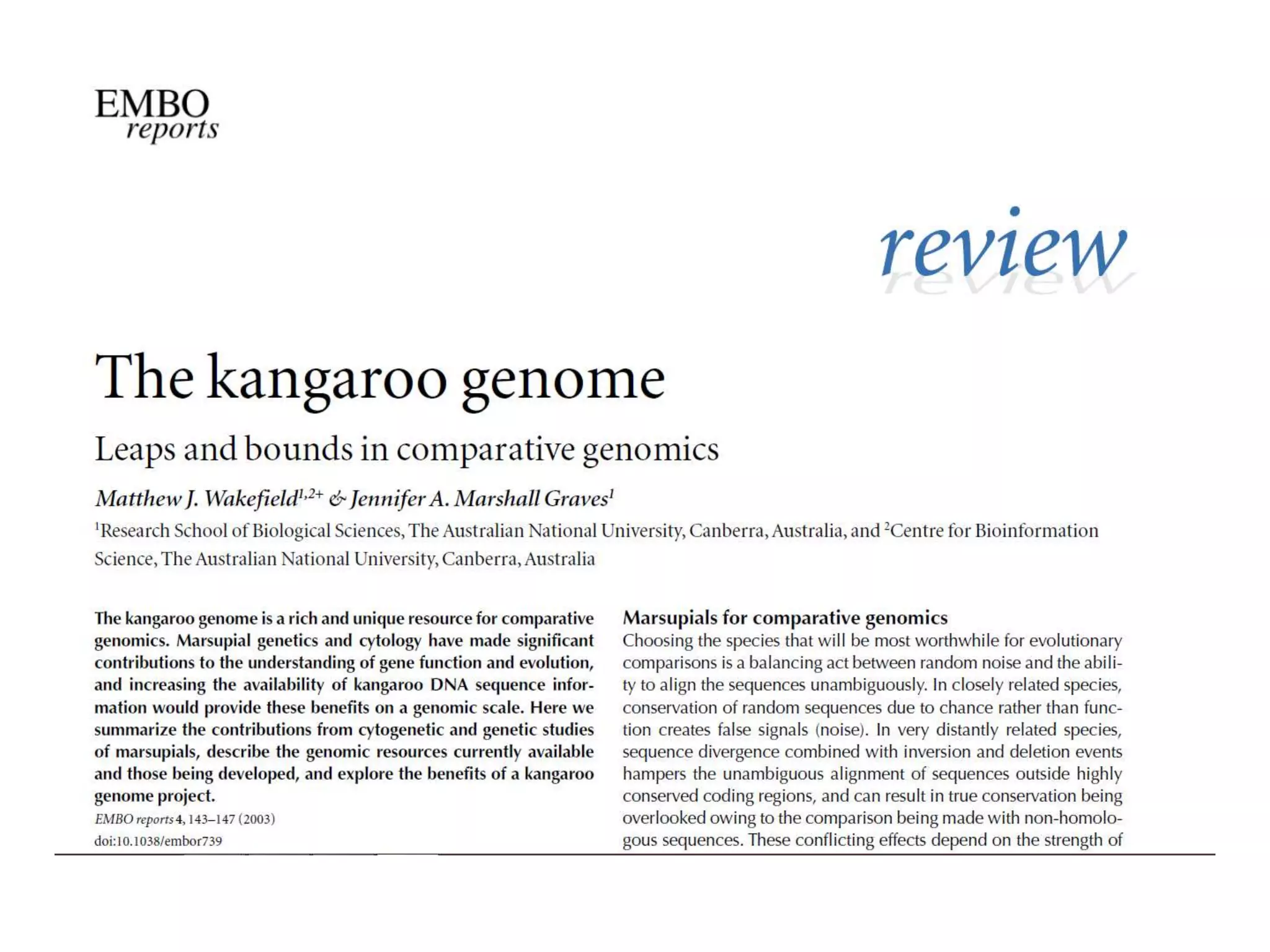Comparative genomics | PPTX