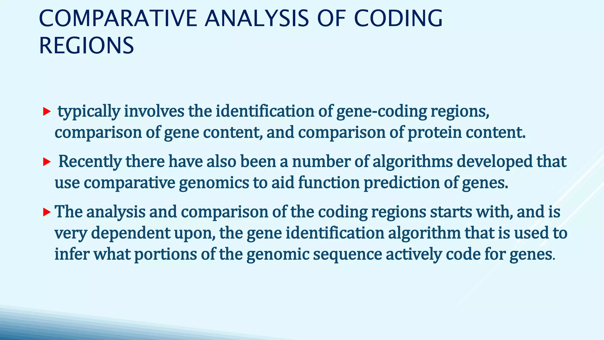 Comparative genomics | PPT