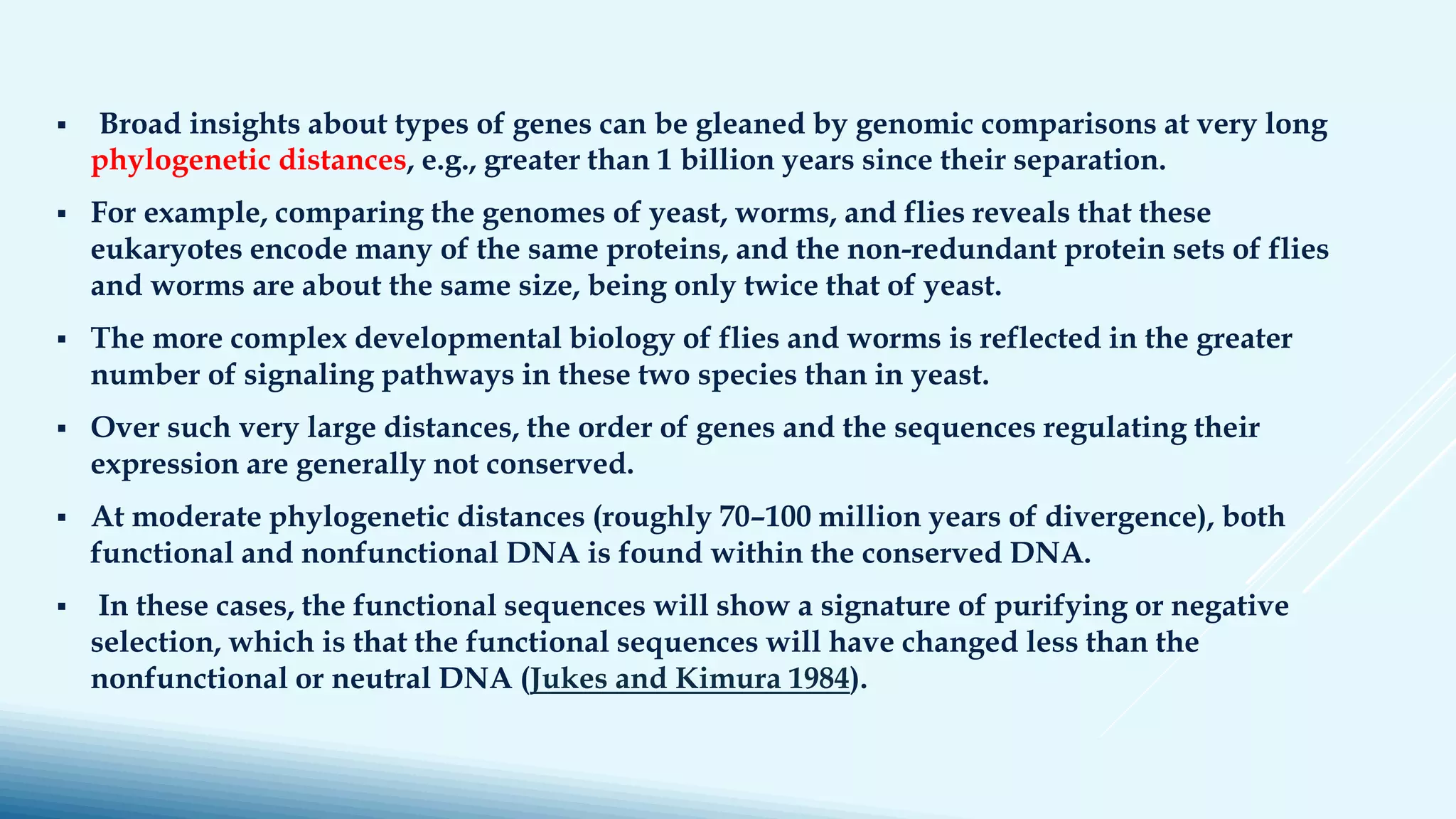 Comparative genomics | PPTX