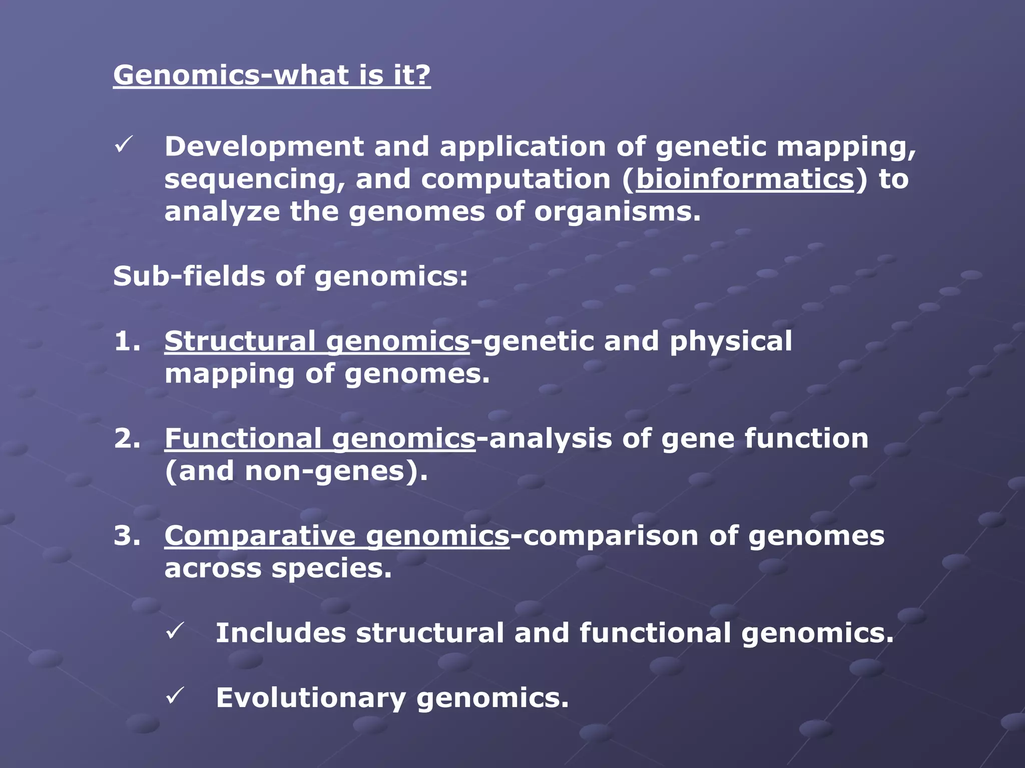 COMPARATIVE GENOMICS.ppt