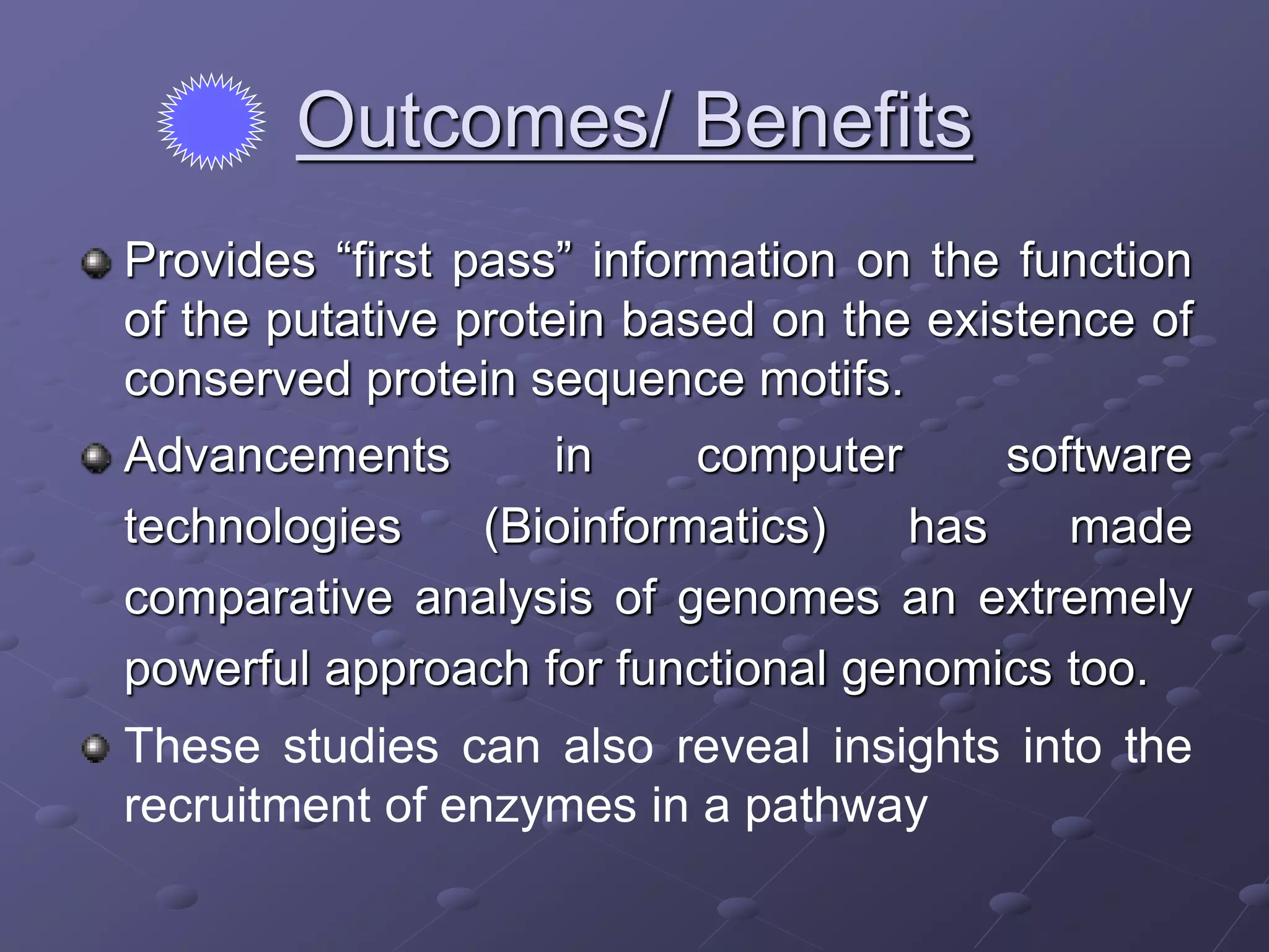 COMPARATIVE GENOMICS.ppt
