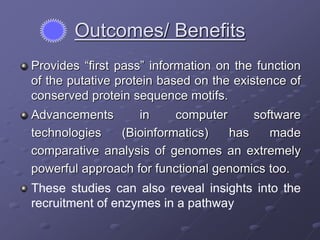 COMPARATIVE GENOMICS.ppt