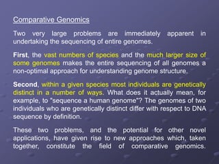 COMPARATIVE GENOMICS.ppt