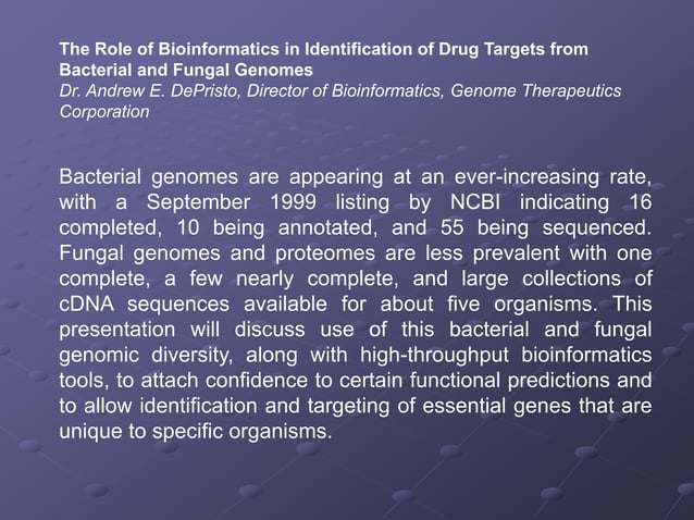 COMPARATIVE GENOMICS.ppt