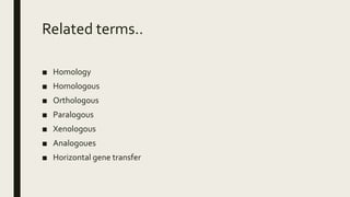 Comparative genomics 2 | PPTX