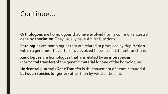 Comparative genomics 2 | PPTX | Biological Sciences | Science