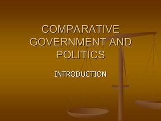 Comparative government and politics | PPT