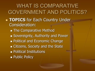 Comparative government and politics | PPT