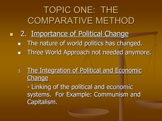 Comparative government and politics | PPT