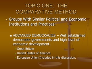 Comparative government and politics | PPT