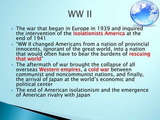 Comparative History | PPTX | Death, Injury, or Military Conflict ...