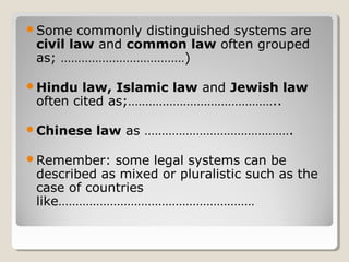 Comparative law | PPT