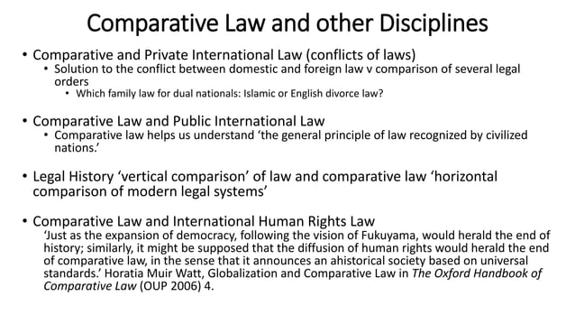 Comparative_Law_and_its_Functions with indian perspective.pptx | Legal ...
