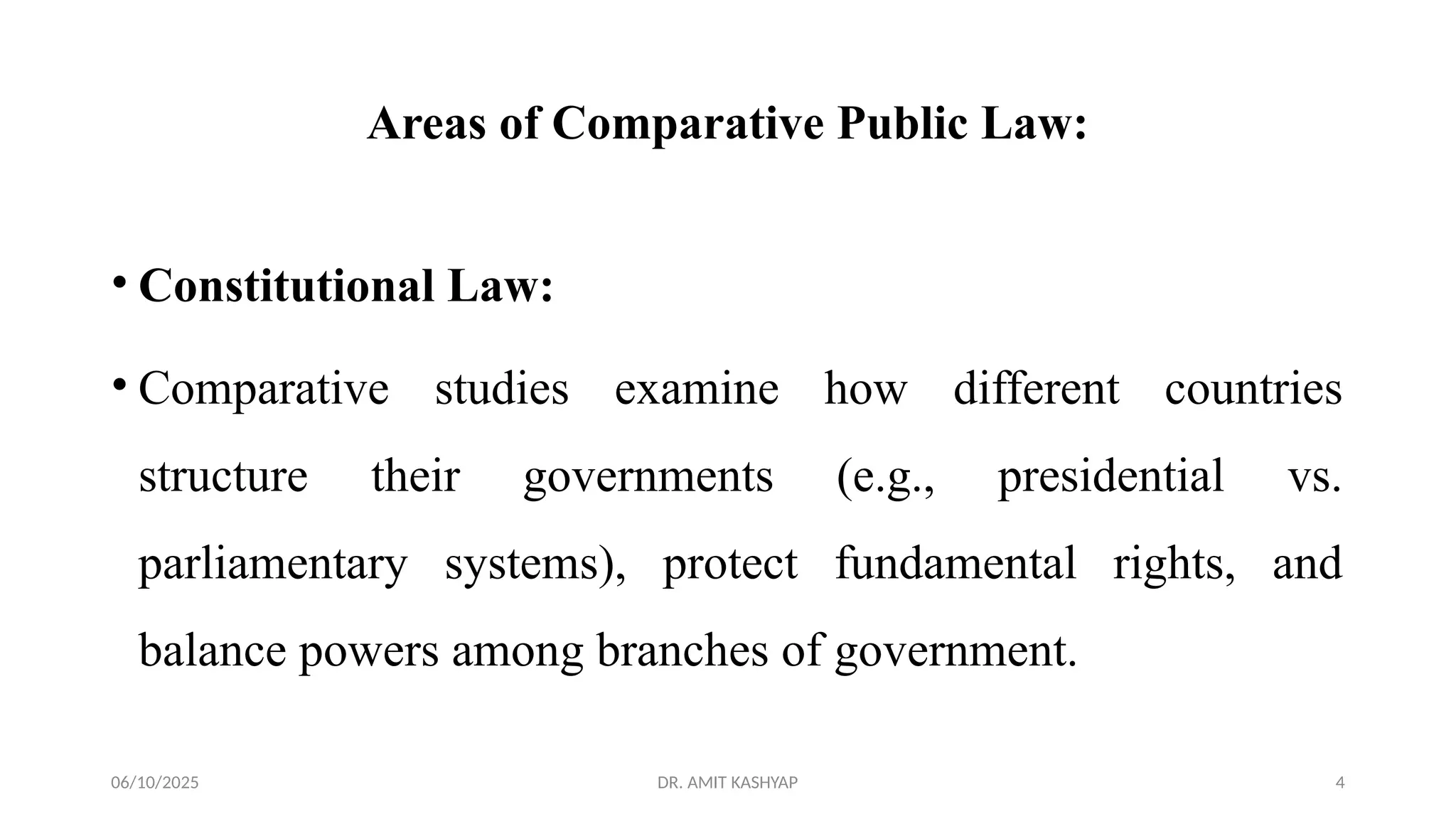 Comparative Law Applied to Public Law PPT.pptx