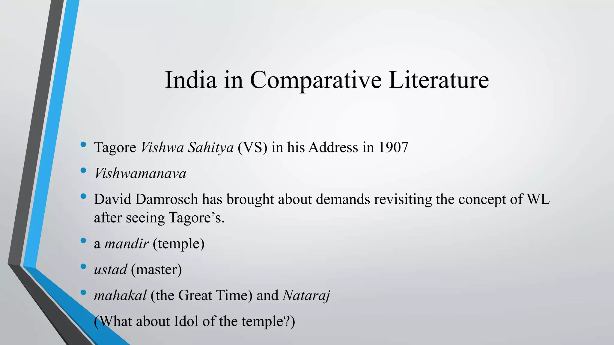 Schools of Comparative Literature Studies | PPTX