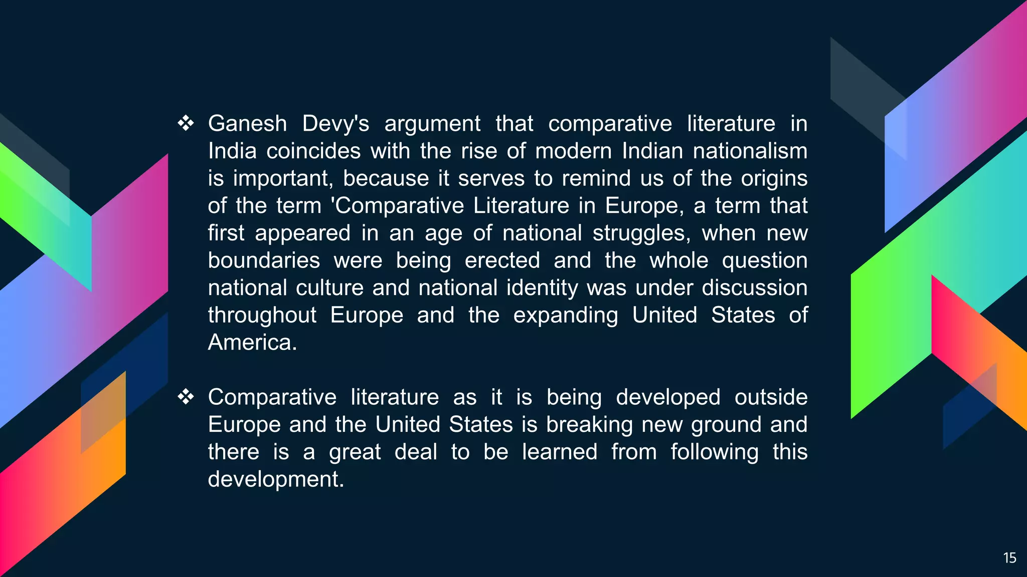 comparative literature by Susan Bassnett | PPTX